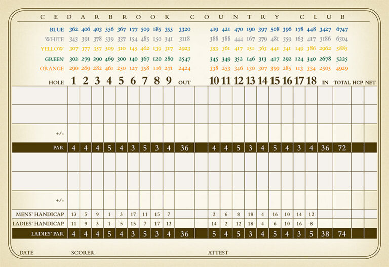 The Golf Course - Cedarbrook Country Club
